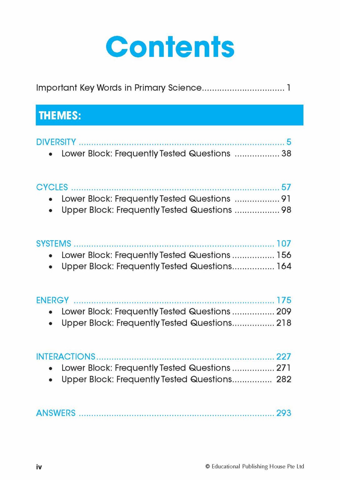 Primary 3 To 6 Science Thematic Dictionary – EPH