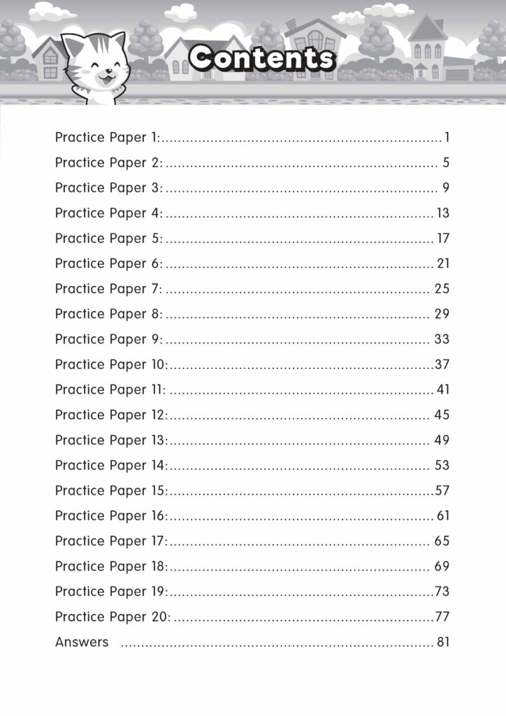 K2 On the Way to P1 Mathematics Practice Paper – EPH