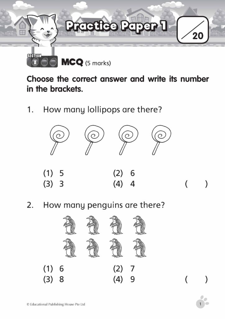 K2 On the Way to P1 Mathematics Practice Paper – EPH