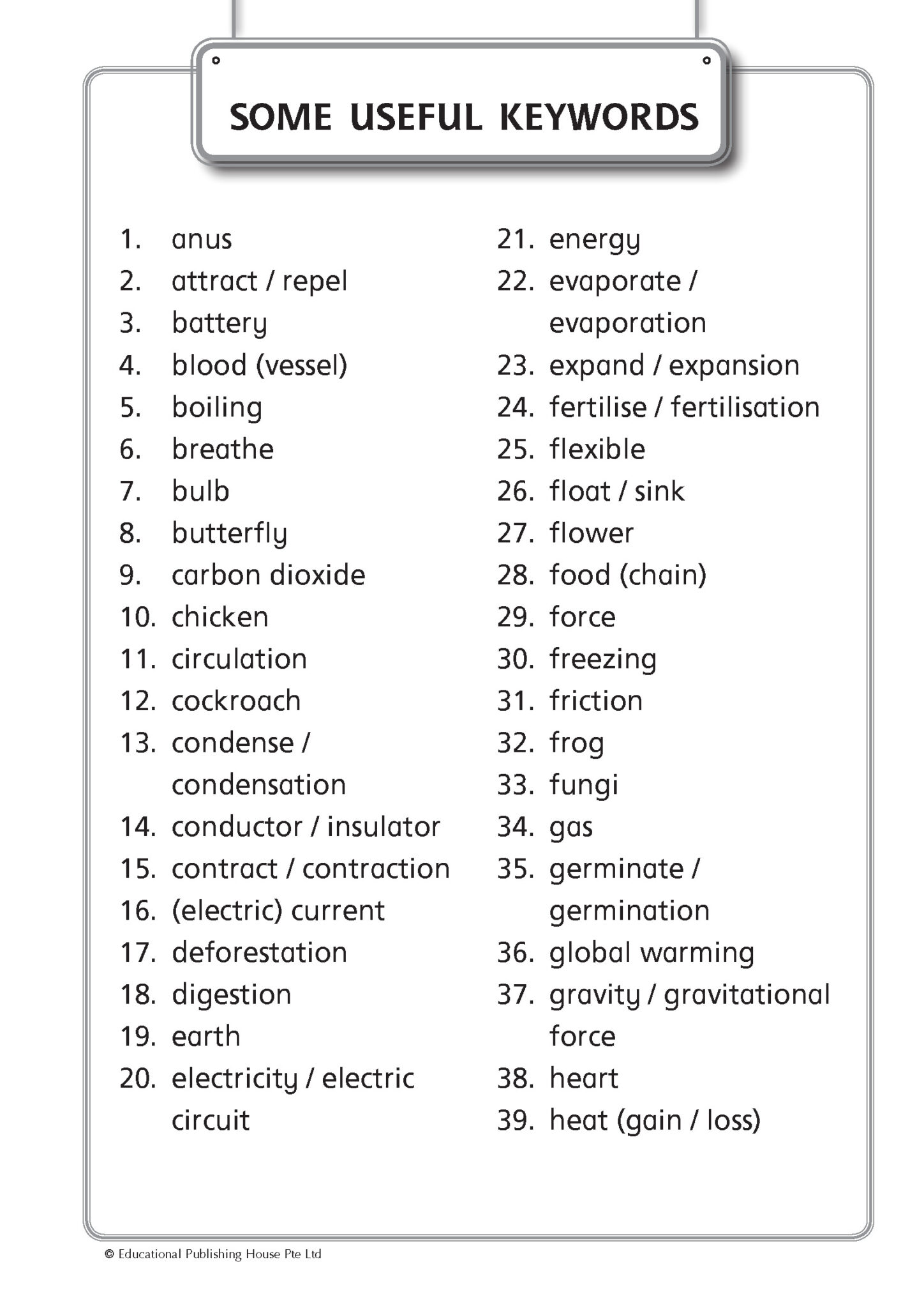 PSLE Foundation Science Mock Exam Papers – EPH