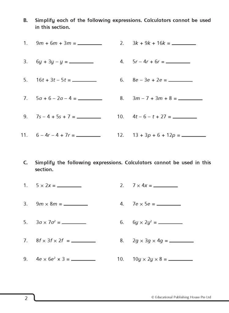 P6 Andrew Er’s Maths Companion – EPH