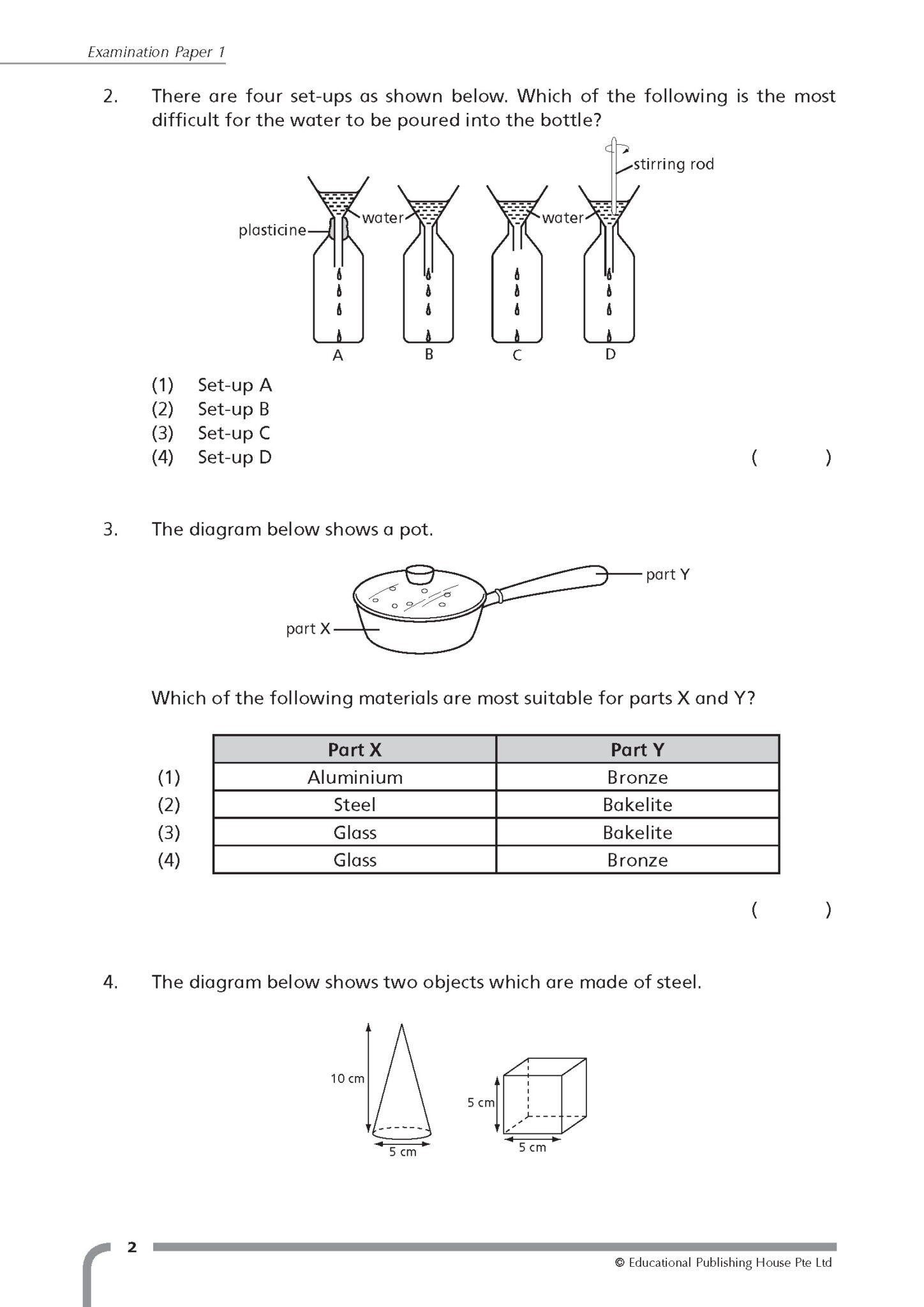 P5 TOP Science Examination Papers - EPH