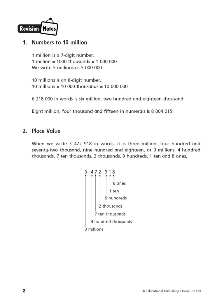 PSLE Foundation Maths Guide – EPH