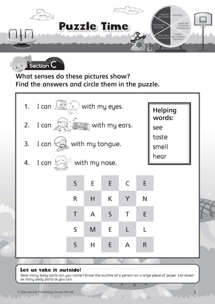 K2 English ‘I LOVE SCHOOL!’ Weekly Practice – EPH
