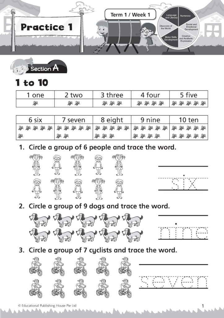 K1 Mathematics ‘I LOVE SCHOOL!’ Weekly Practice – EPH