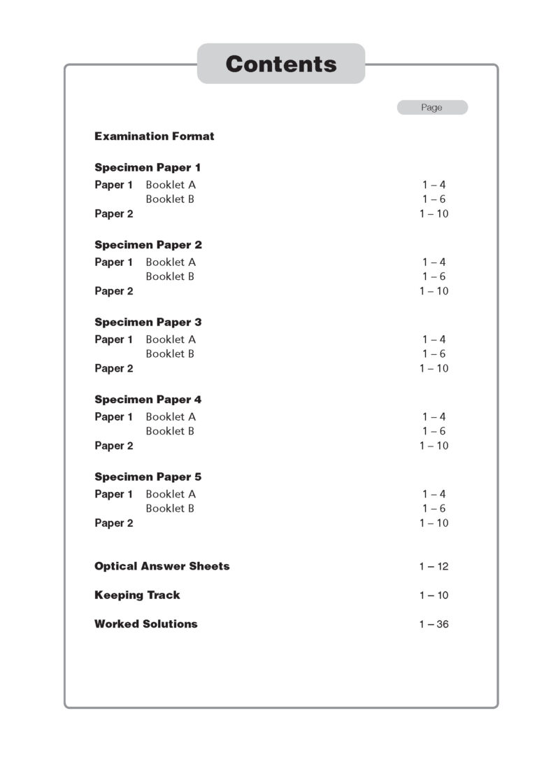 PSLE Maths Specimen Papers – EPH