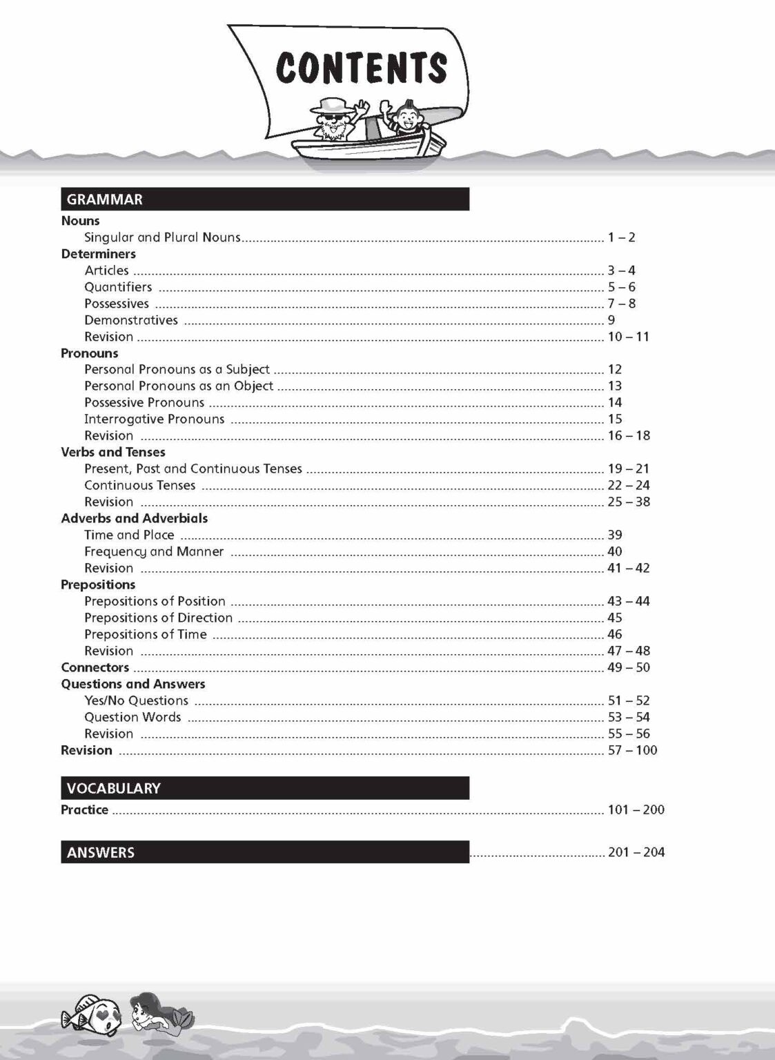 P1 New English Grammar & Vocab Worksheet – EPH