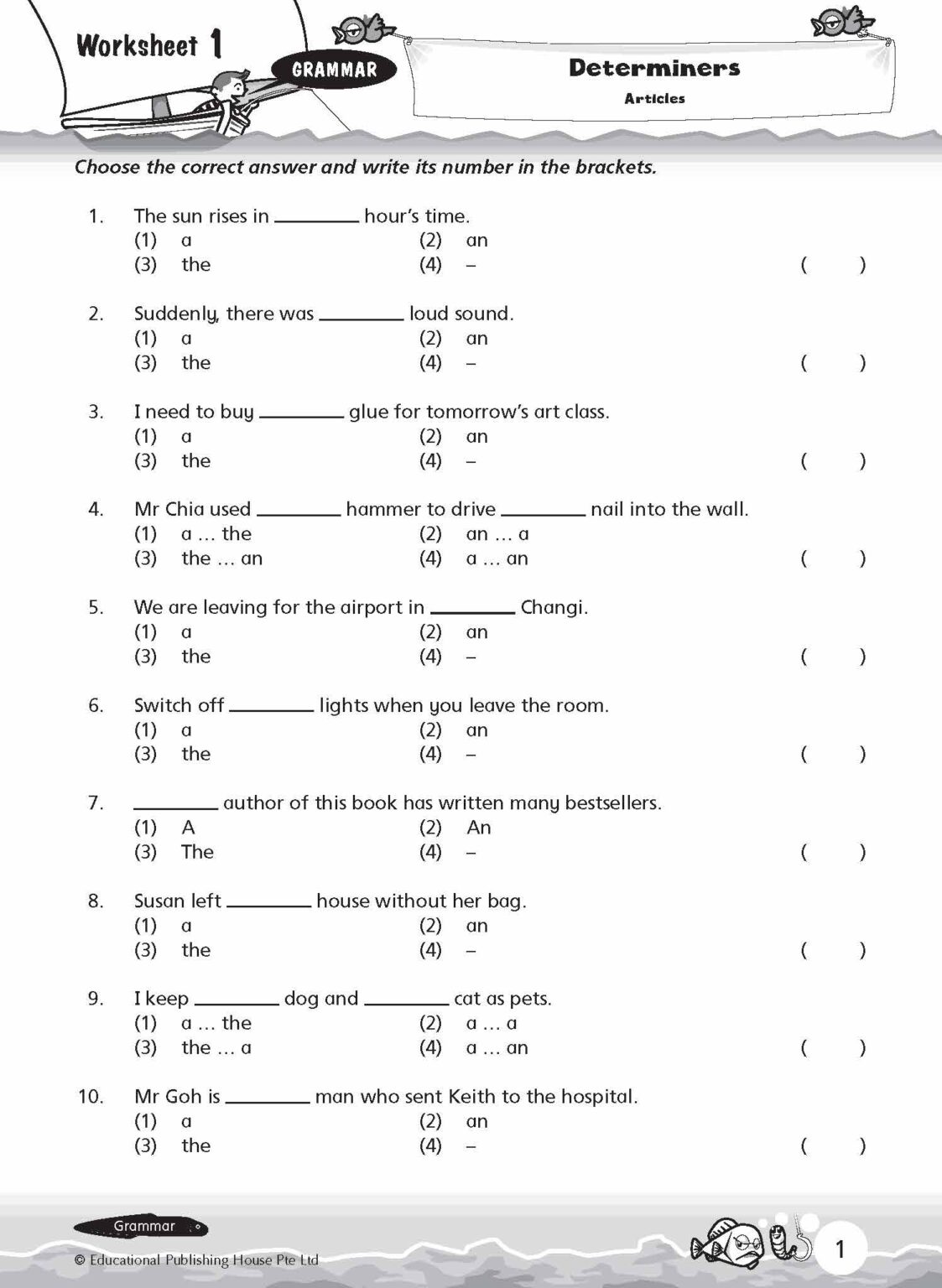 P4 New English Grammar & Vocab Worksheet – EPH