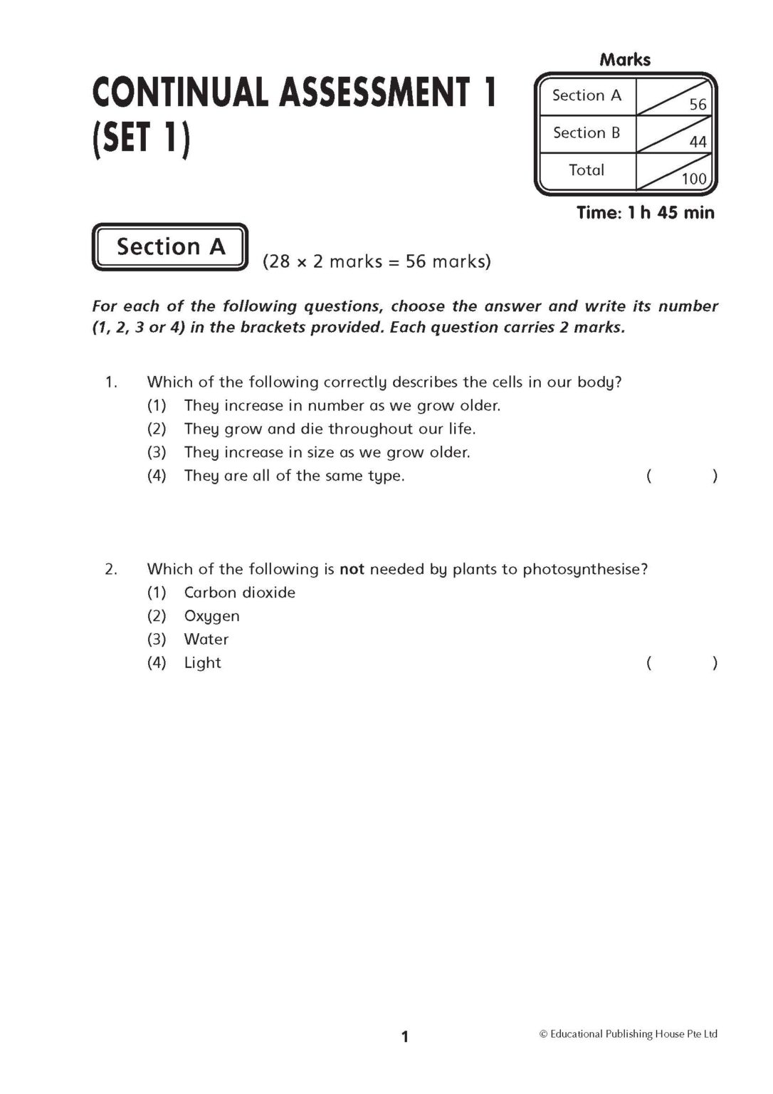P6 New CA and SA Science Papers – EPH
