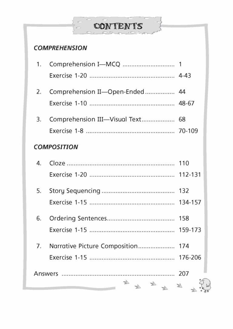 Comprehension & Composition for Kindergarten – EPH