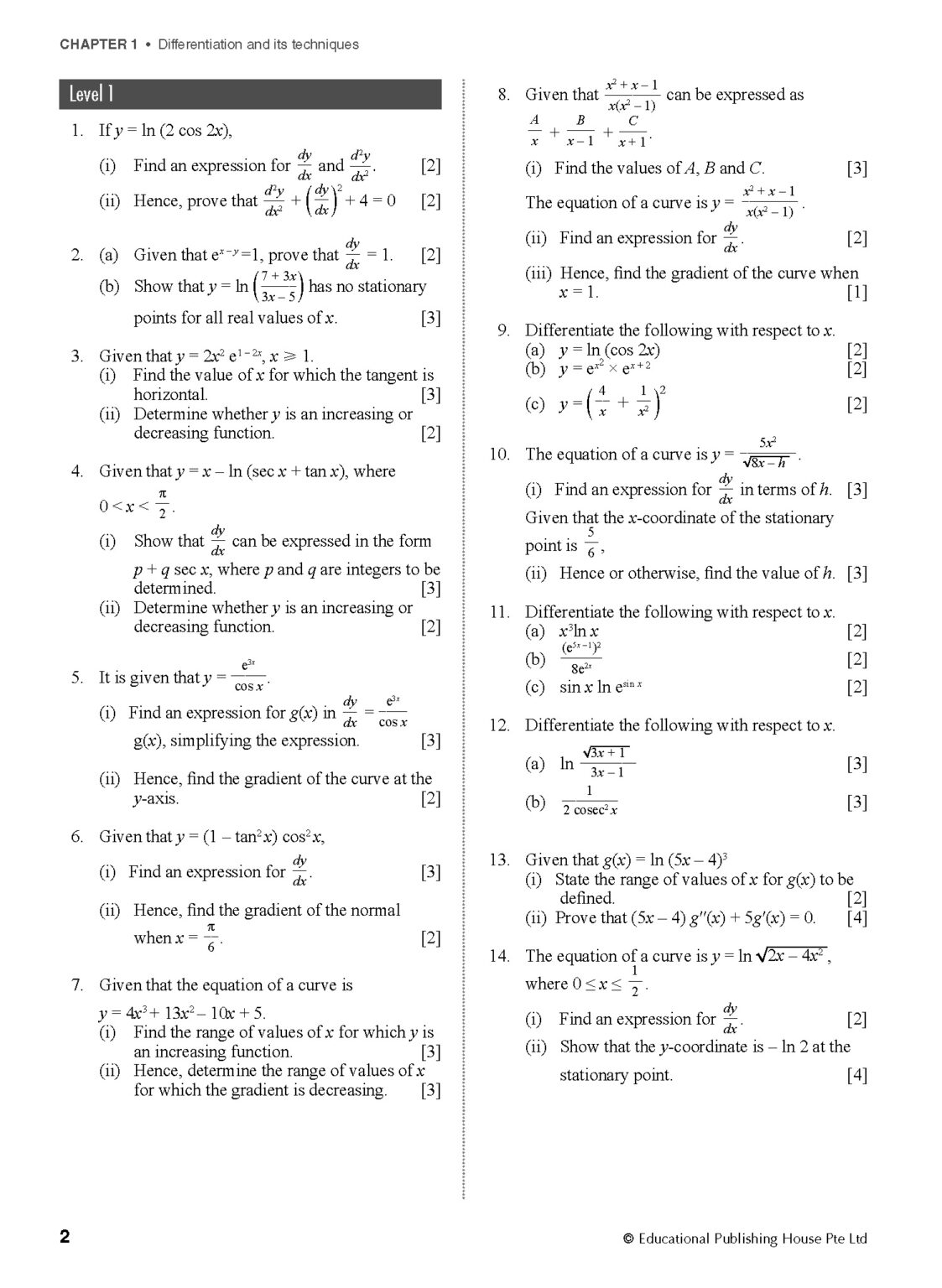 O Level Add Maths 1000+ for Sec 4 – EPH