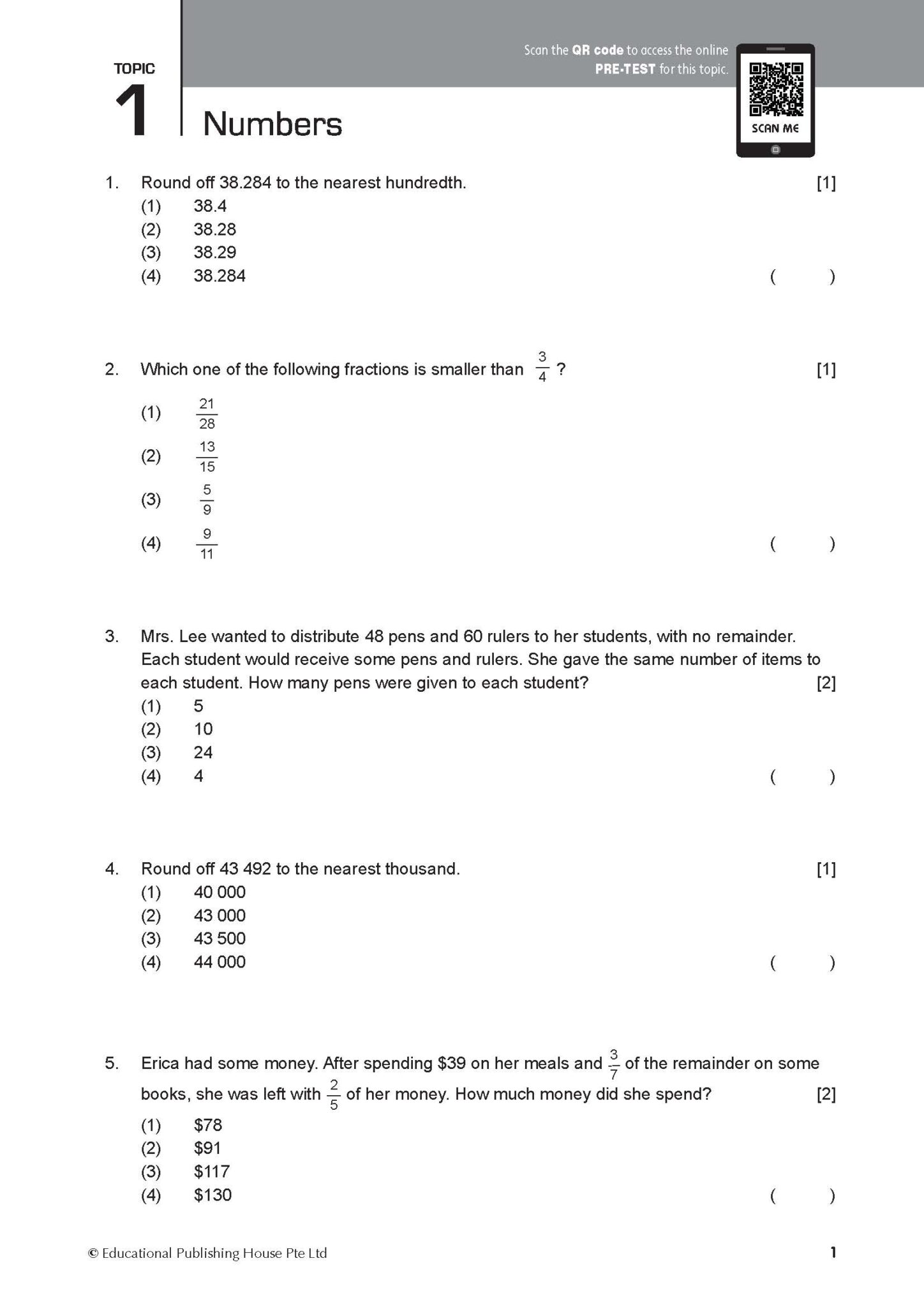 PSLE Maths Trending Exam Questions – EPH