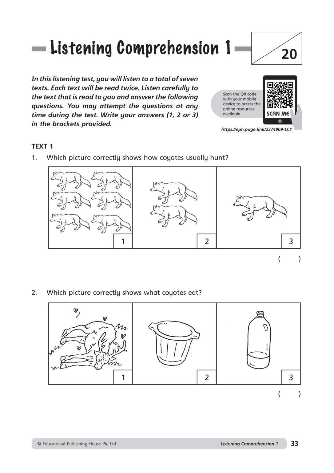 P6 English Oral Booster & Listening Comprehension – EPH