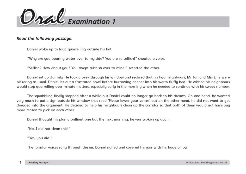 P5 English Oral Booster & Listening Compre Package – EPH