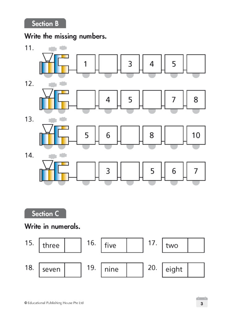 P1 Maths Weekly Revision – EPH