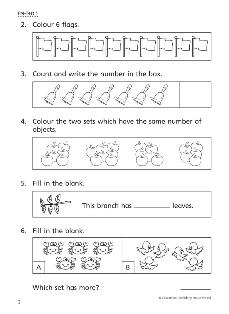 P1 Diagnostic Practice in Maths – EPH