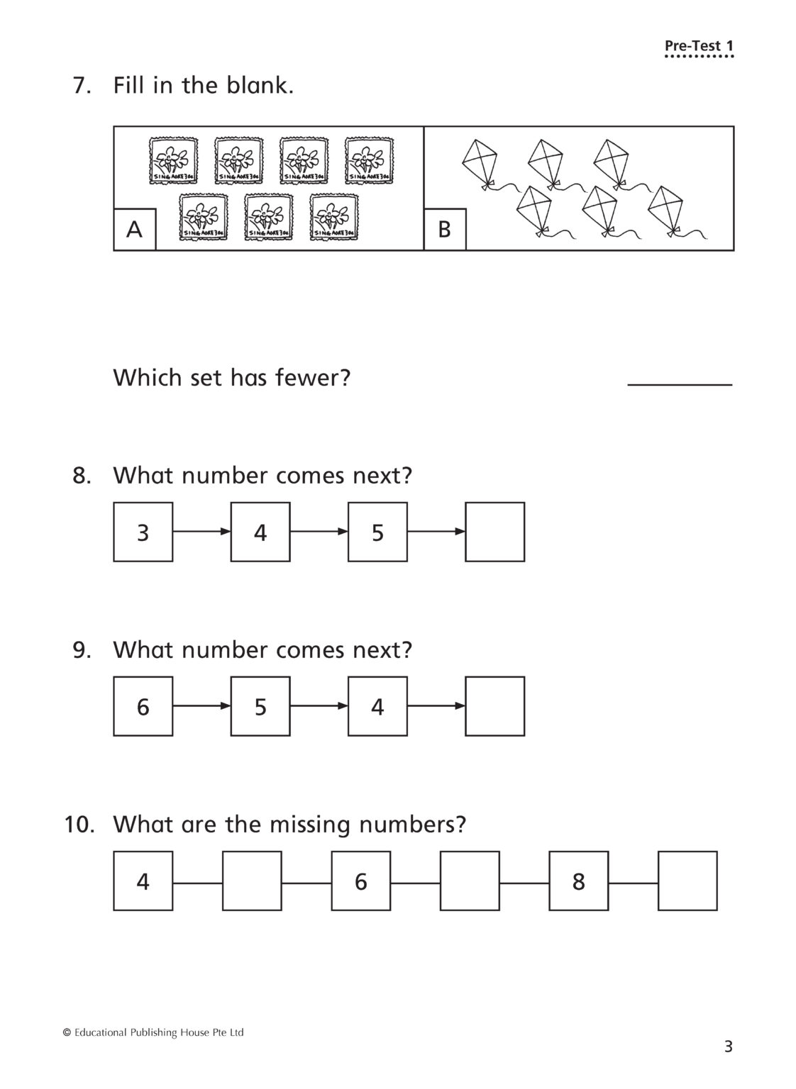 P1 Diagnostic Practice in Maths – EPH