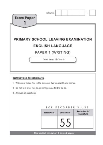 PSLE English Exam Paper Package – EPH