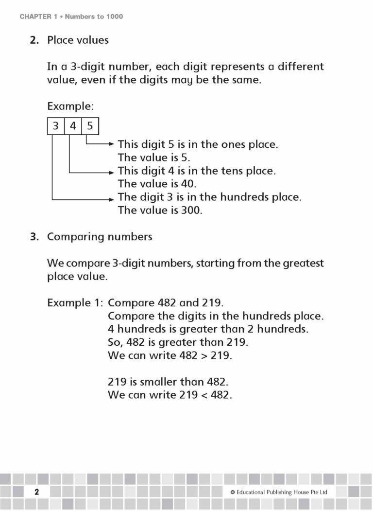P2 Maths Modular Exercises – EPH