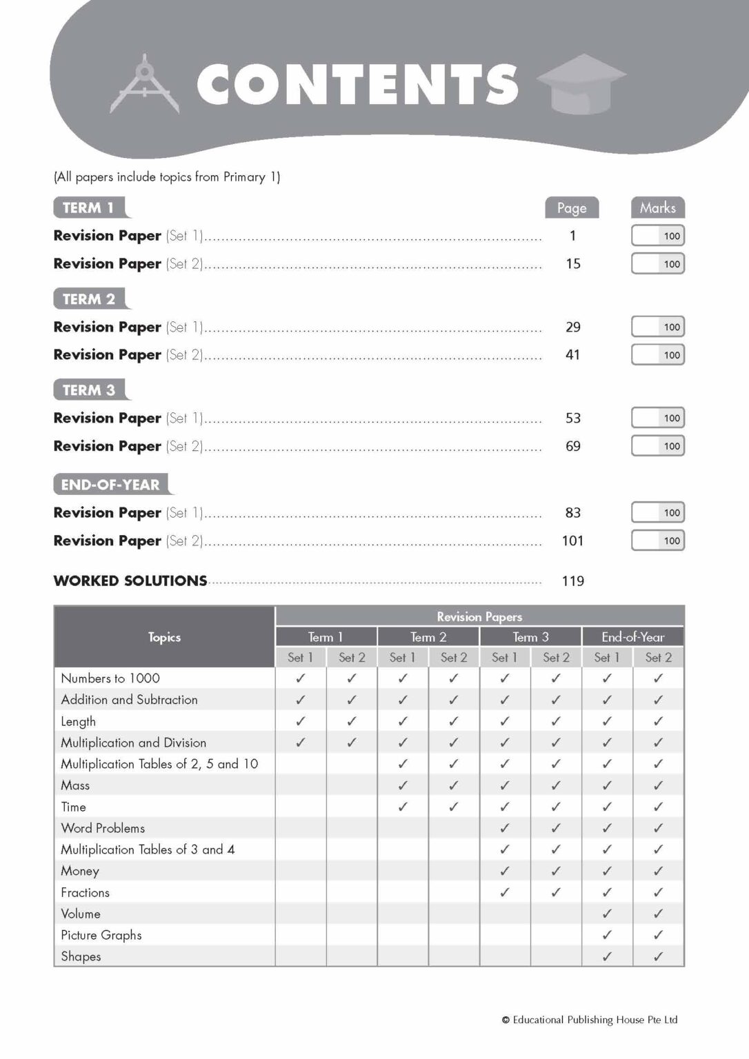 P2 Maths Revision Papers – EPH