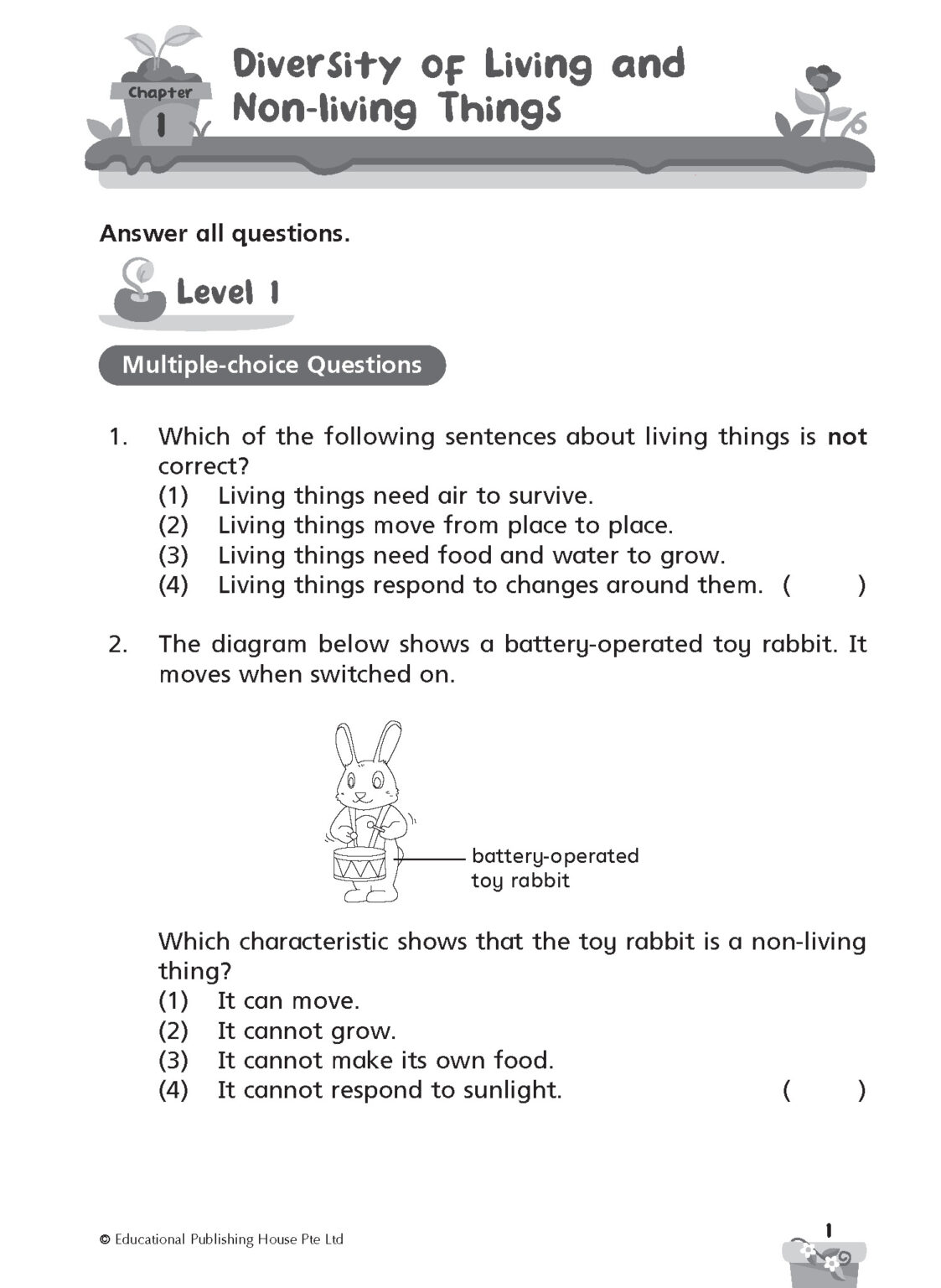 P3 Science Progressive Practice – EPH