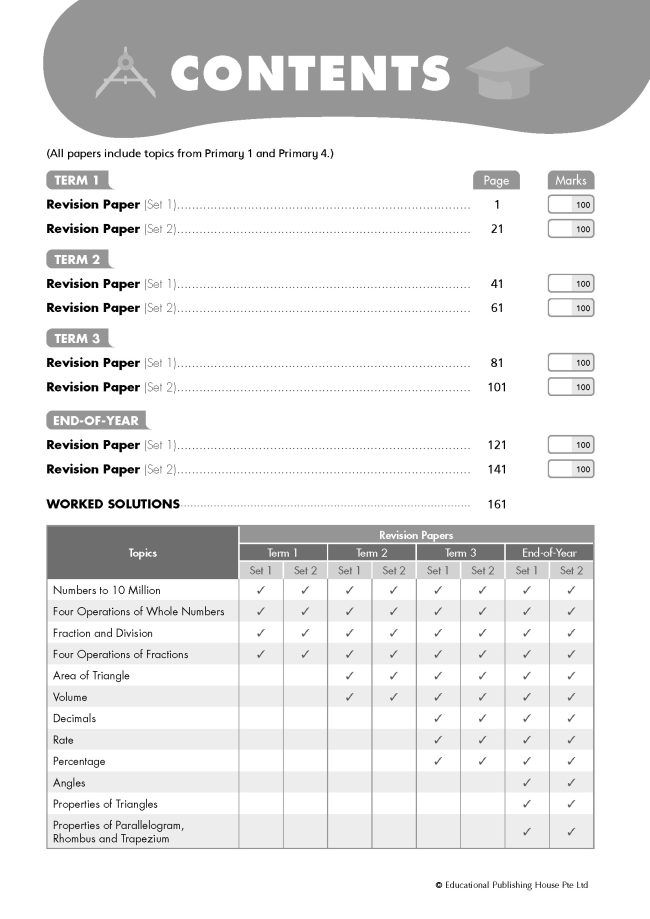 P5 Maths Revision Papers – EPH