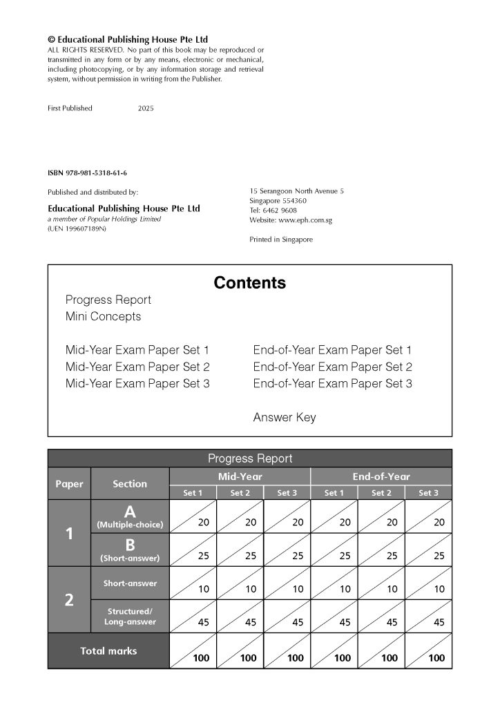 P5 New Syllabus Maths Exam Papers – EPH