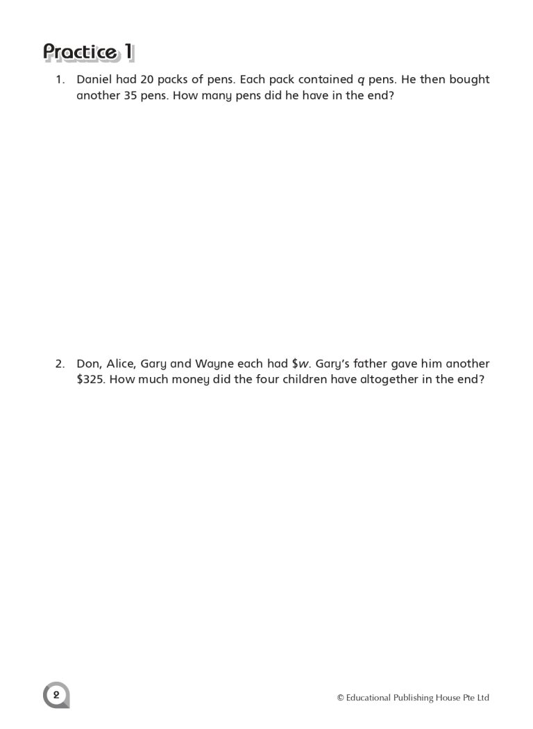 P6 New Problem-Solving Processes in Mathematics – EPH
