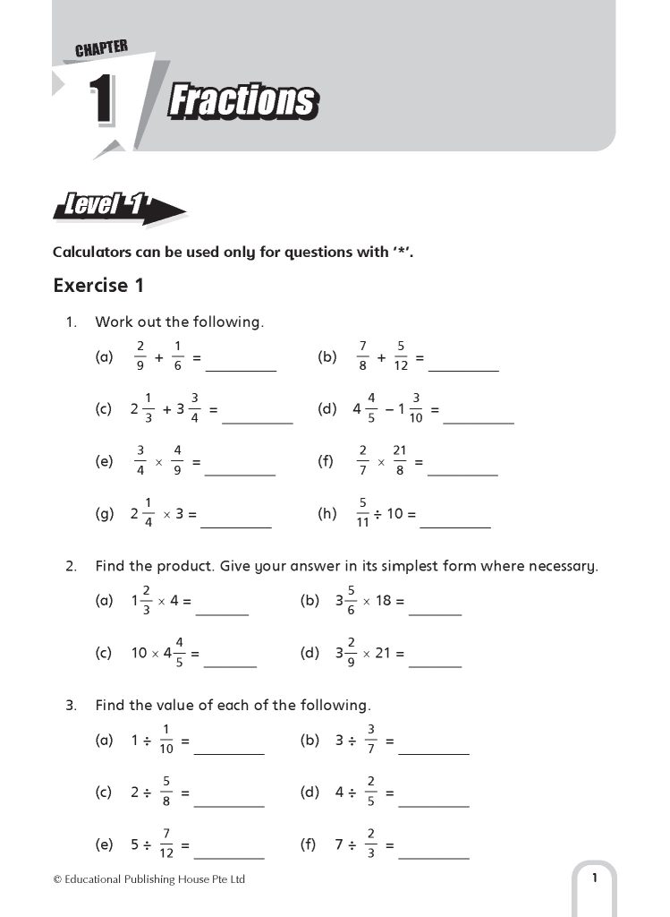 P6 Intensive Maths Drills – EPH