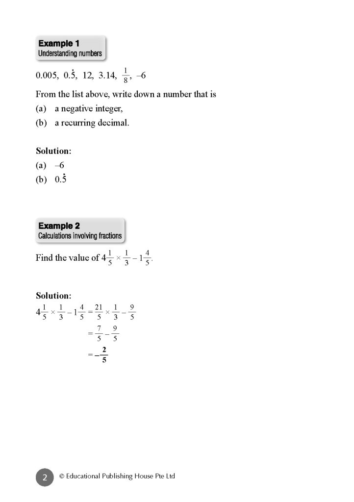 OL/NL (G3/G2) Additional Maths At Your Fingertips – EPH