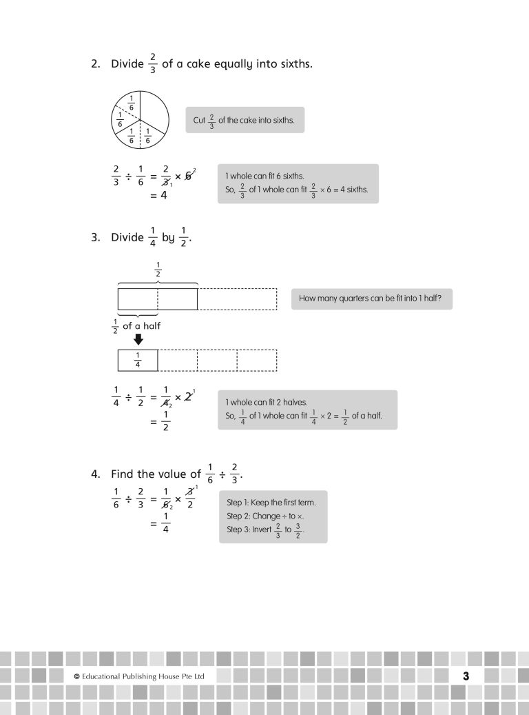 P6 Maths Modular Exercises – EPH