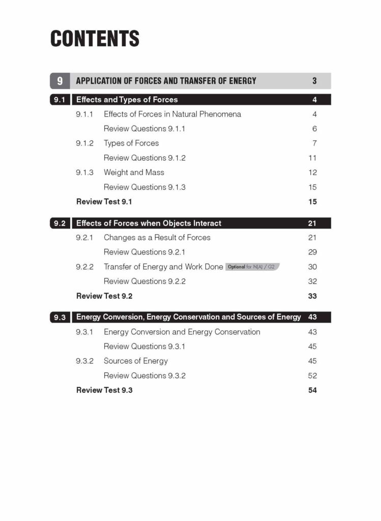 S2A (G3) Science Essential Concepts – EPH